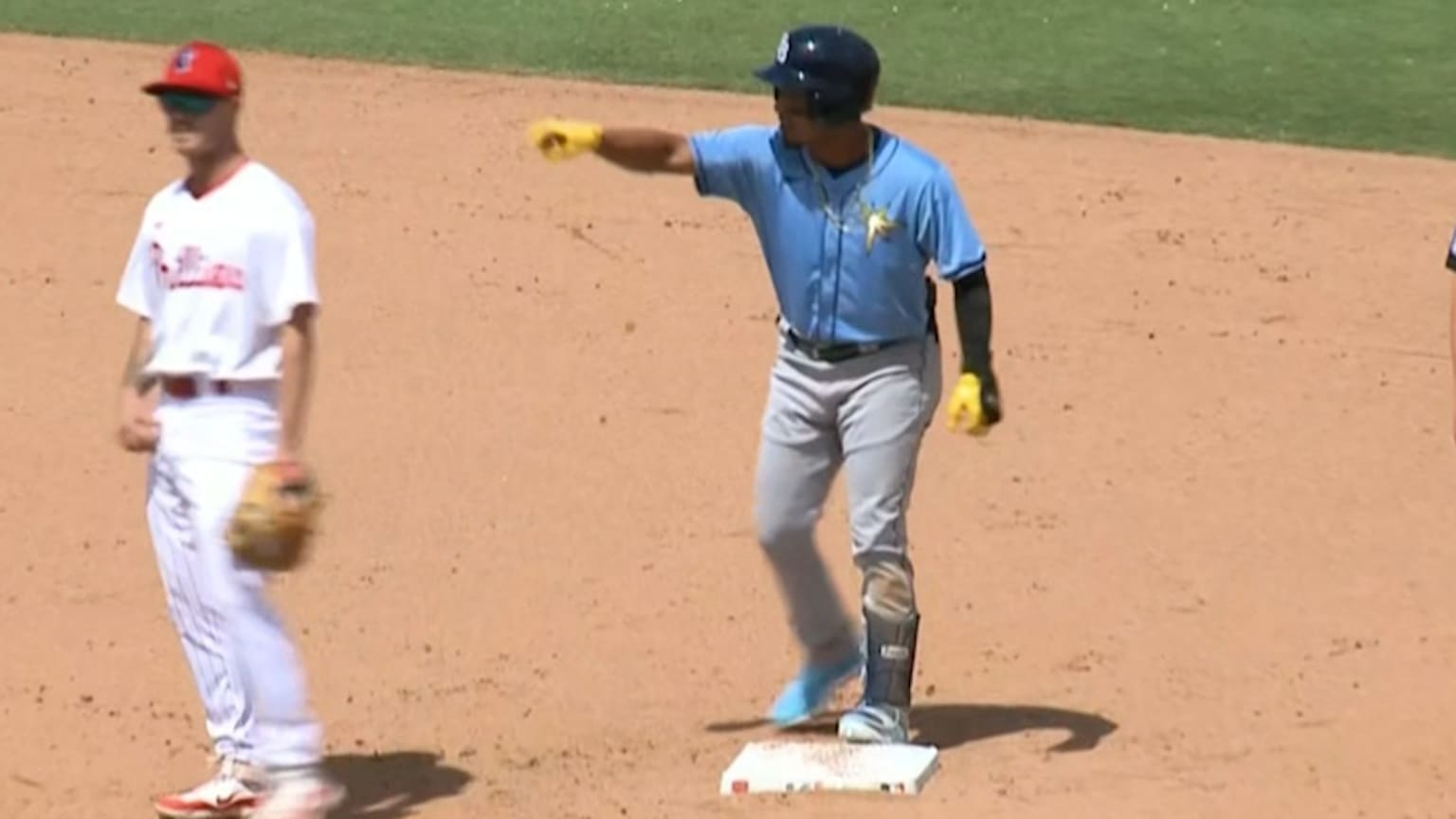 Elis Barreat knocks in a run with an RBI single | 03/25/2024 | Tampa ...