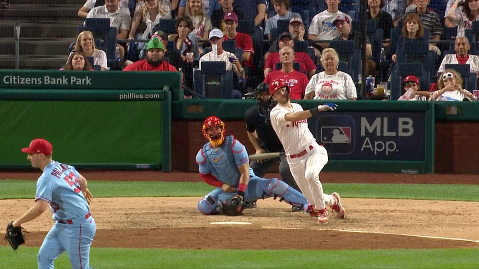 Trea Turner smacks a RBI single to left-center field | 08/26/2023 | Philadelphia Phillies