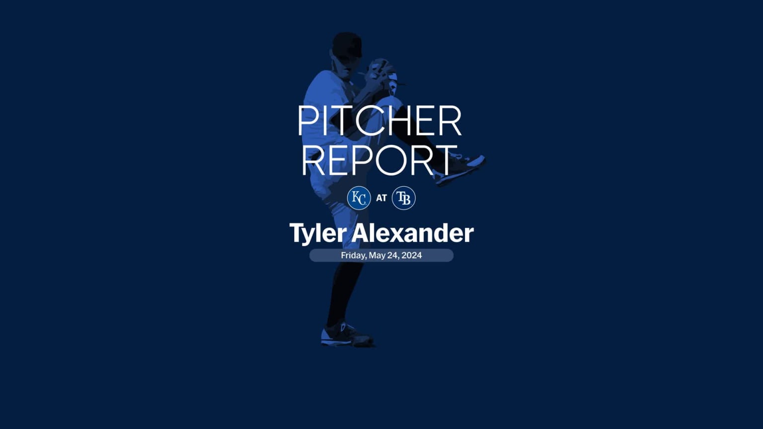 La salida de Tyler Alexander contra los Reales | 24/05/2024 | Los Rays ...