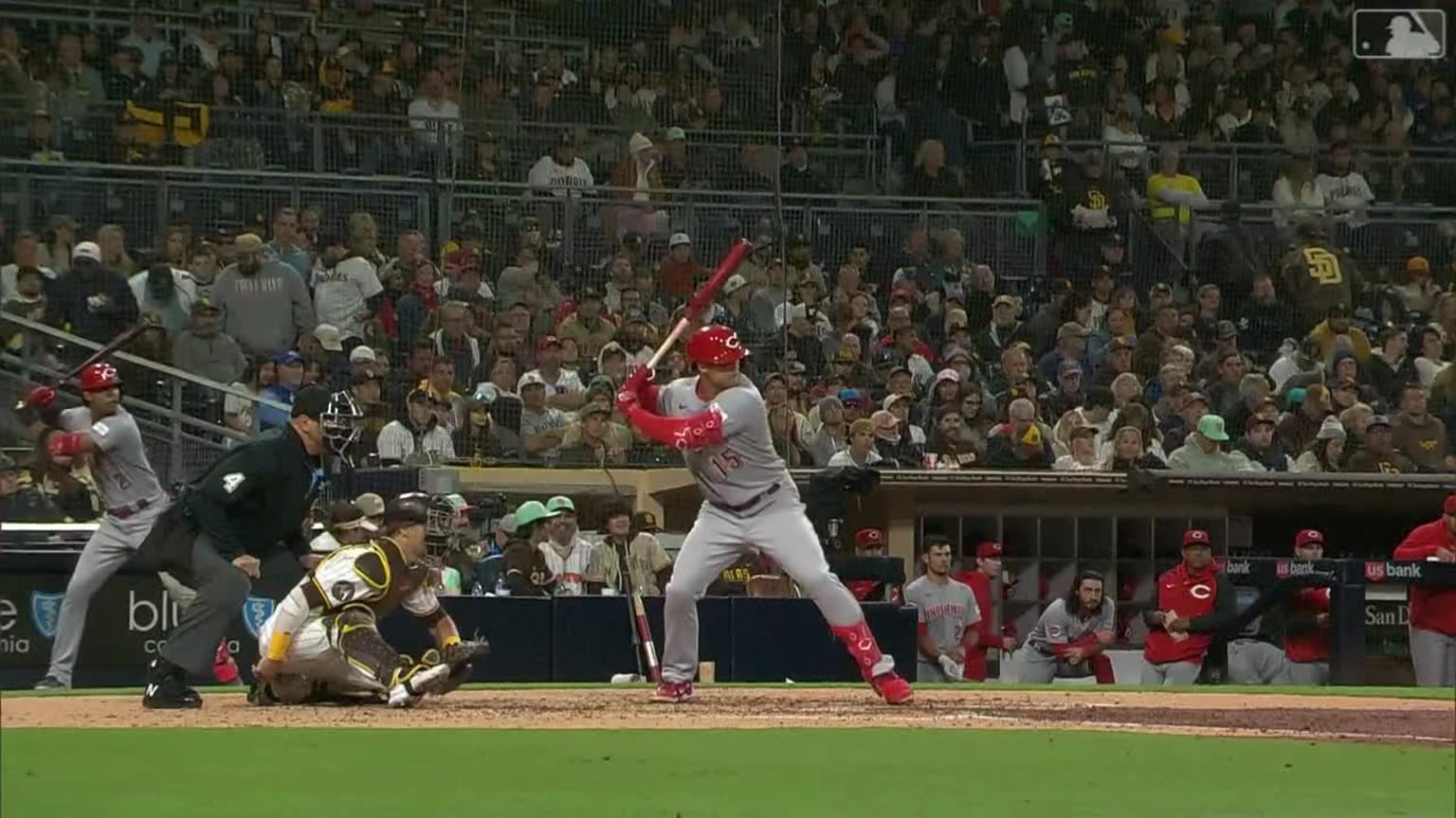 Nick Senzel homers on a fly ball to left-center field | 05/01/2023 ...