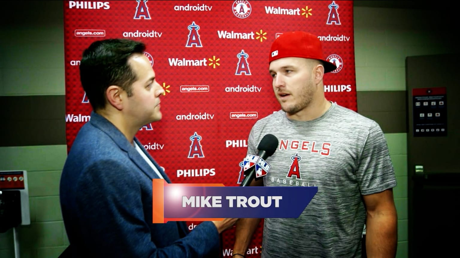 Mike Trout 1-on-1 with Robert Flores | 09/13/2022 | Los Angeles Angels