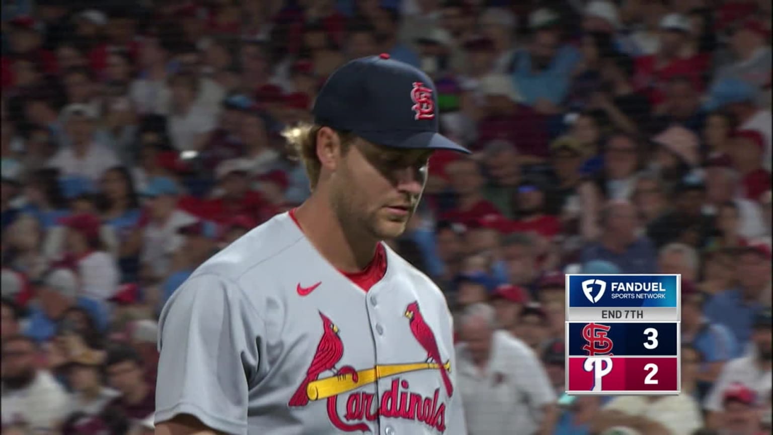 Kyle Leahy strikes out Bryce Harper | 05/12/2025 | St. Louis Cardinals