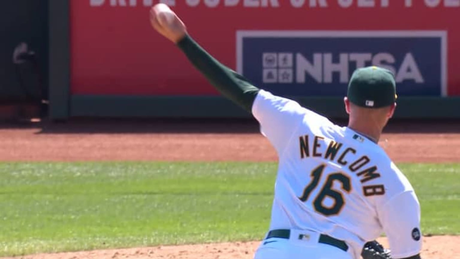 Sean Newcomb collects his first strikeout with A's | 08/23/2023 | Athletics