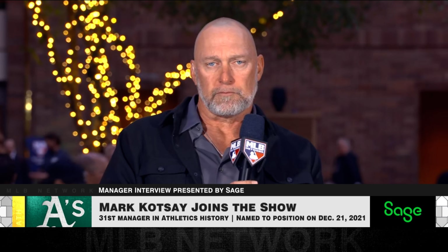Mark Kotsay on his expectations for the A's in 2025 | 12/10/2024 ...