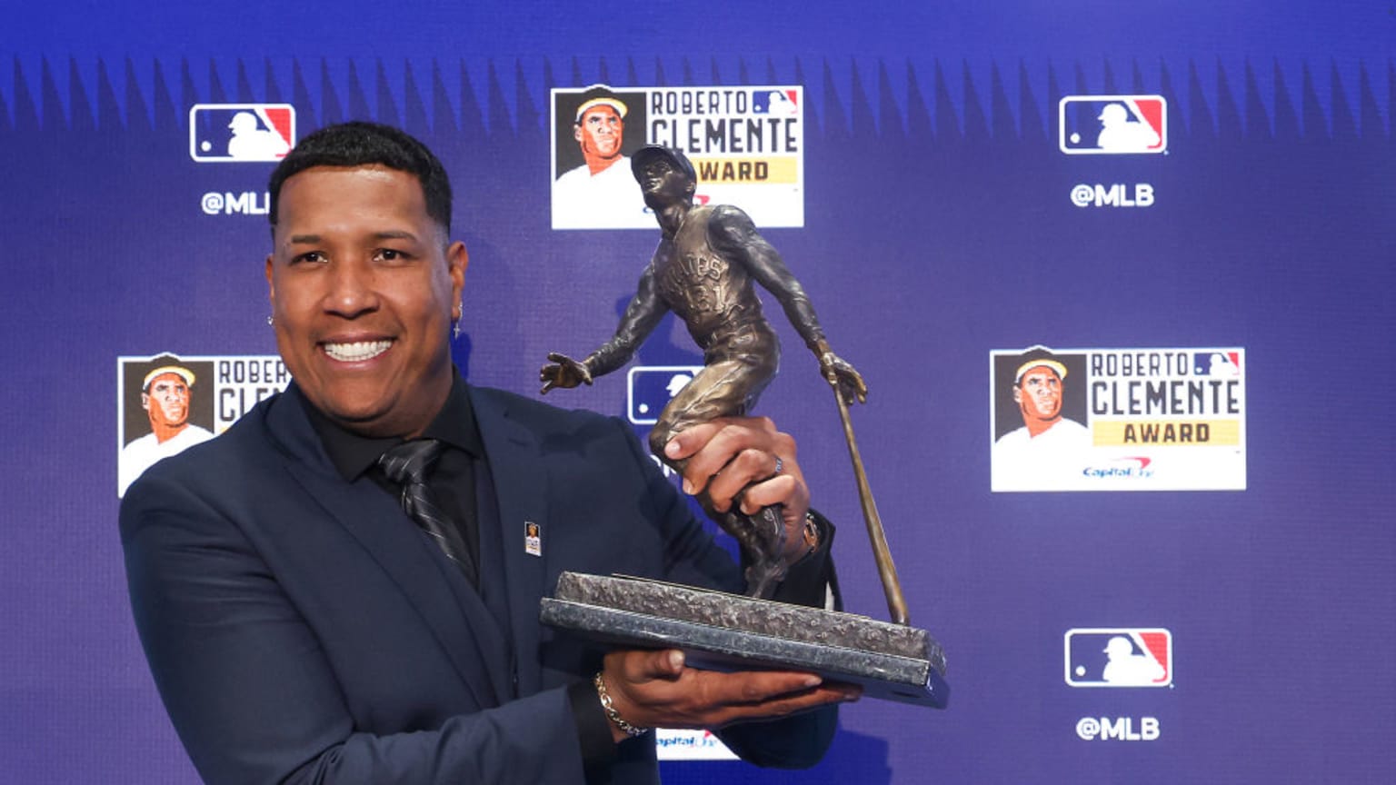 Salvador Perez wins 2024 Roberto Clemente Award | 10/29/2024 | MLB.com