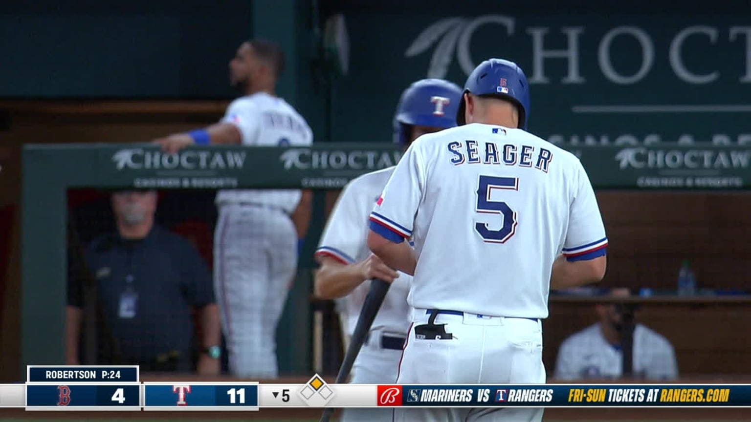 Corey Seager drills an RBI double to left field | 09/20/2023 | MLB.com