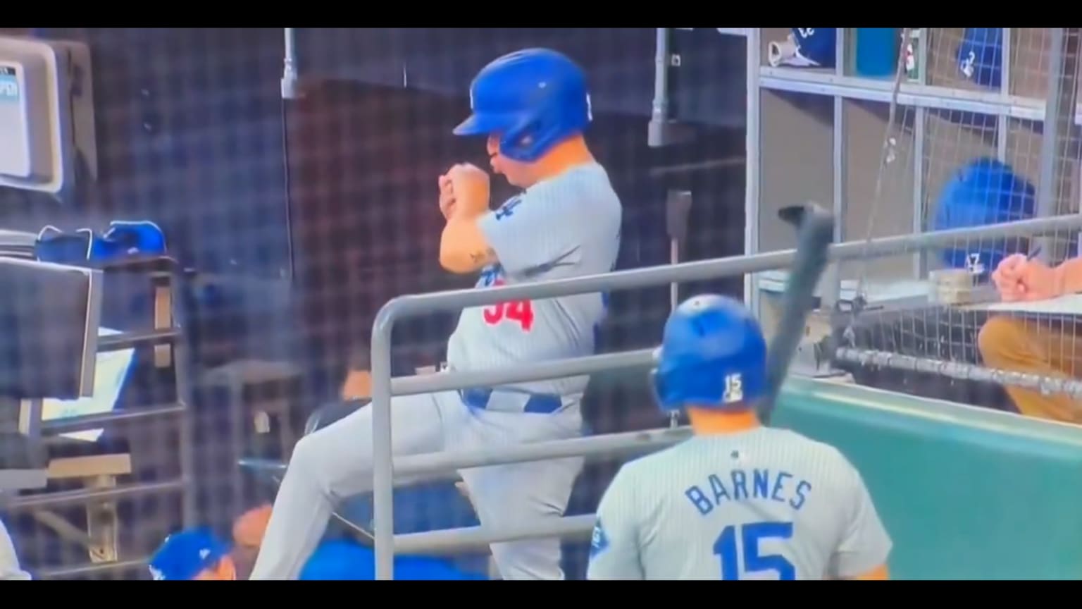 Bat boy saves Ohtani from a foul ball | 06/26/2024 | Los Angeles Dodgers