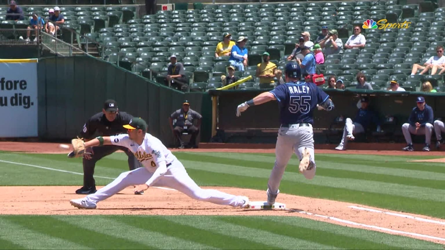 Luke Raley es out tras revisión en la 5ta | 15/06/2023 | Los Guardians ...