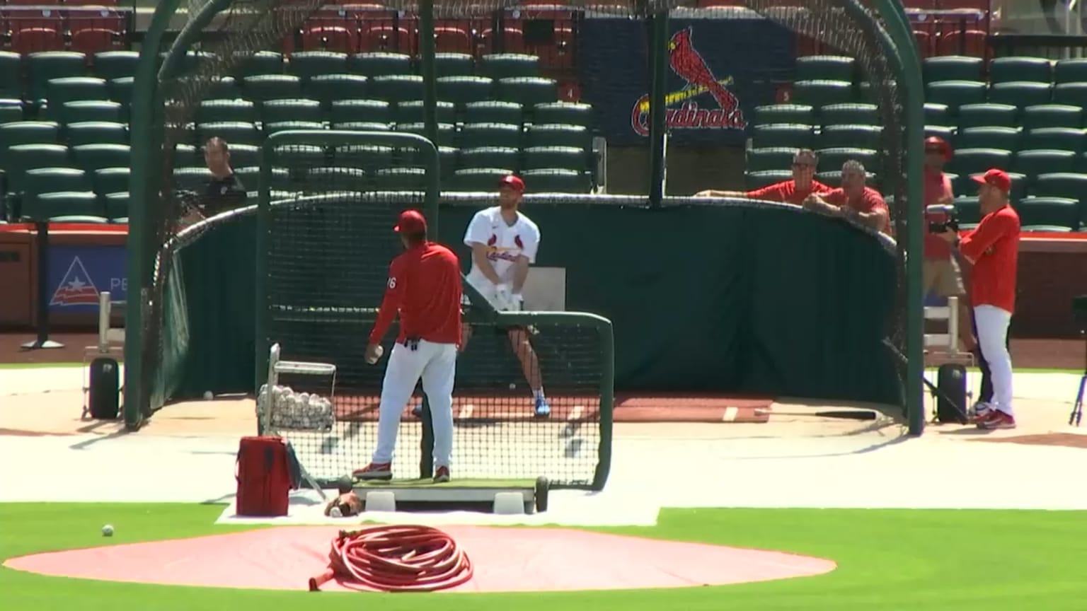 Matt Turner takes batting practice on Ballpark Cam | 06/28/2023 | MLB.com