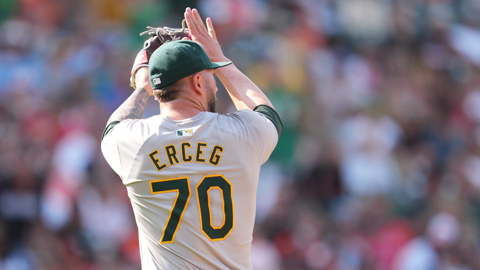 Lucas Erceg earns first career save | 04/28/2024 | Athletics
