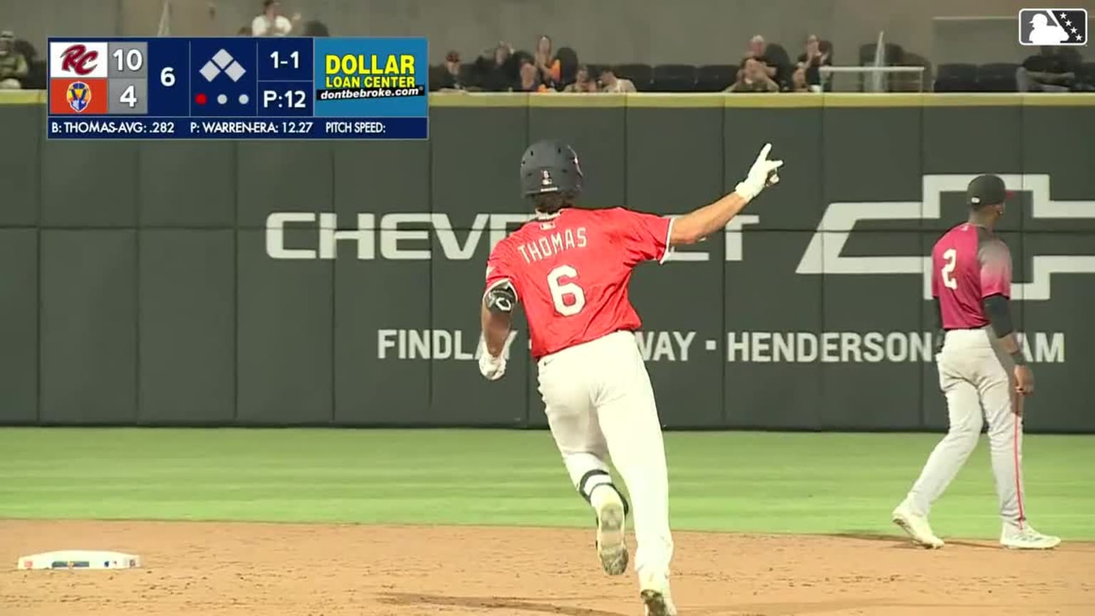 Colby Thomas' solo home run | 06/29/2024 | New York Mets