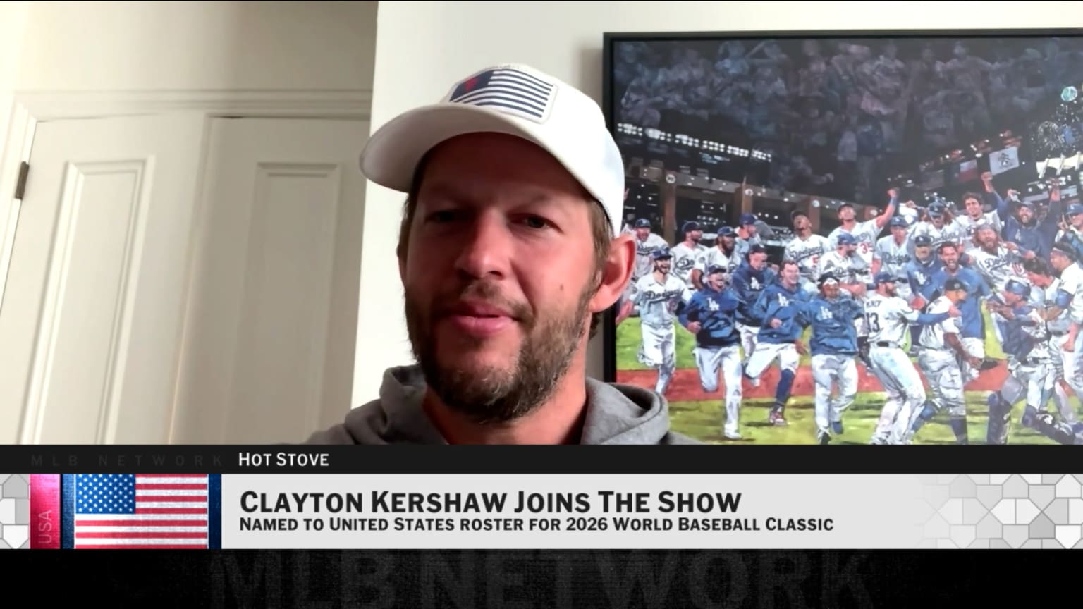 Clayton Kershaw on joining Team USA's pitching staff | 01/15/2026 ...
