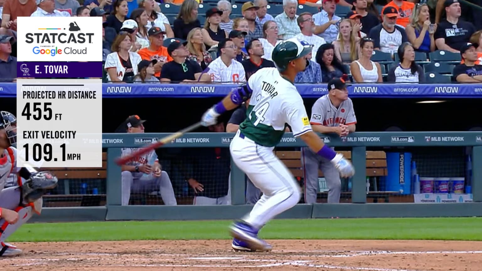 Ezequiel Tovar's 455-foot home run | 07/20/2024 | MLB.com