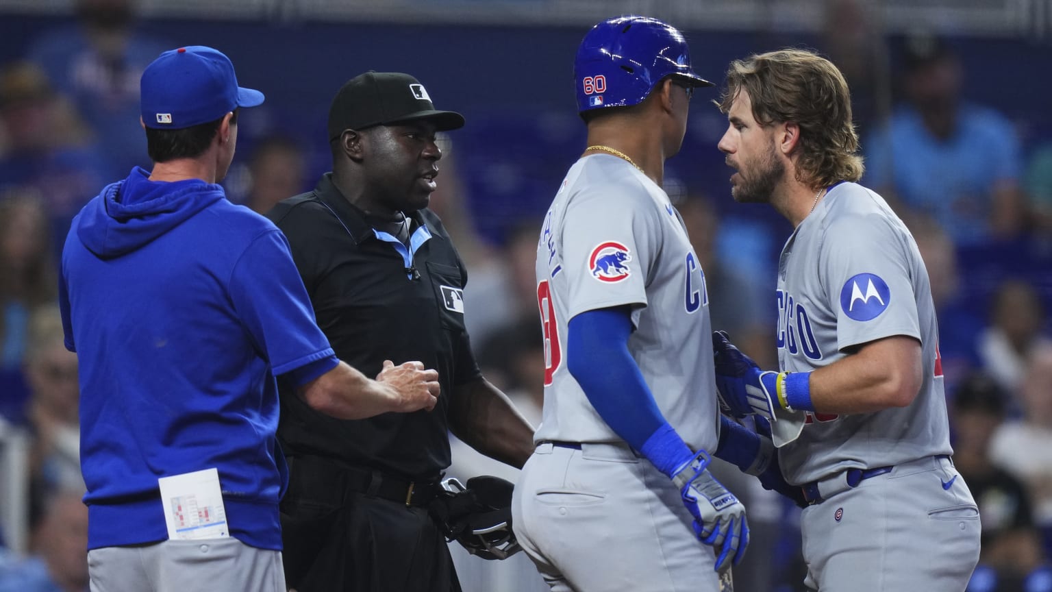 Patrick Wisdom is ejected in the 4th inning | 08/25/2024 | Chicago Cubs