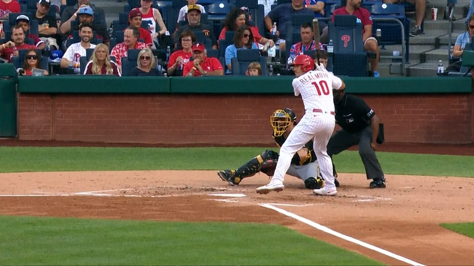 Realmuto empuja 3 con doble | 27/08/2022 | Lasmayores.com