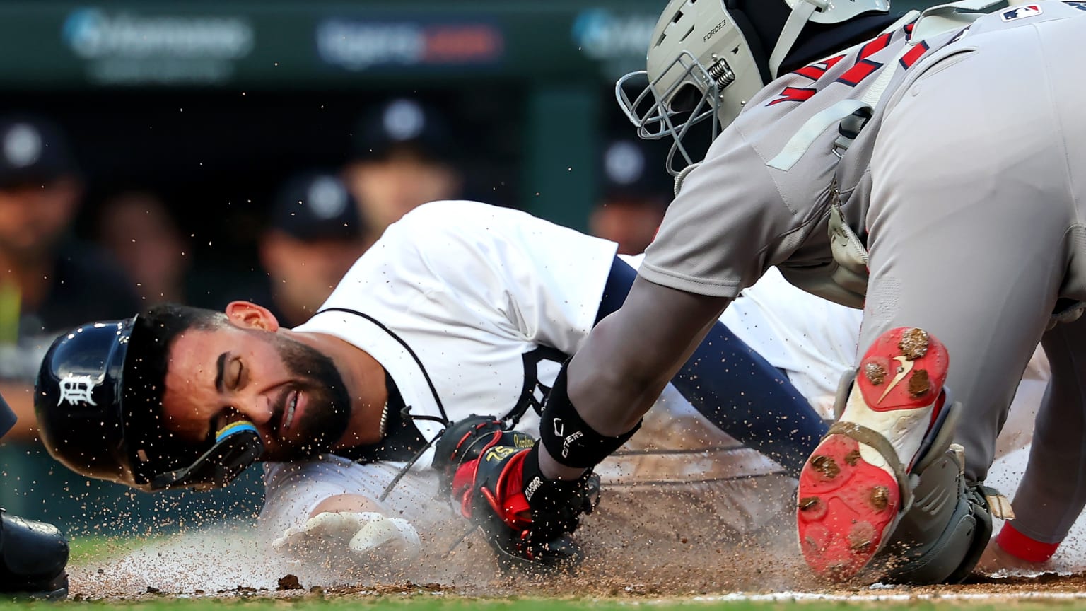 Riley Greene avoids tag, scores on Trey Sweeney's RBI | 05/14/2025 ...