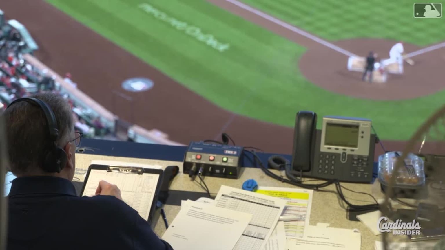 Inside the KMOX Radio Booth at Busch Stadium | 10/24/2022 | St. Louis ...