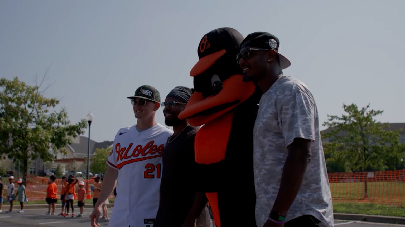 Adam Jones visits a local YMCA in Baltimore | 07/28/2023 | Baltimore ...