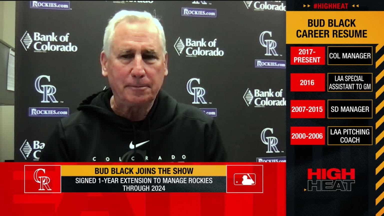 Bud Black on his extension and the Rockies' outlook | 02/24/2023 ...