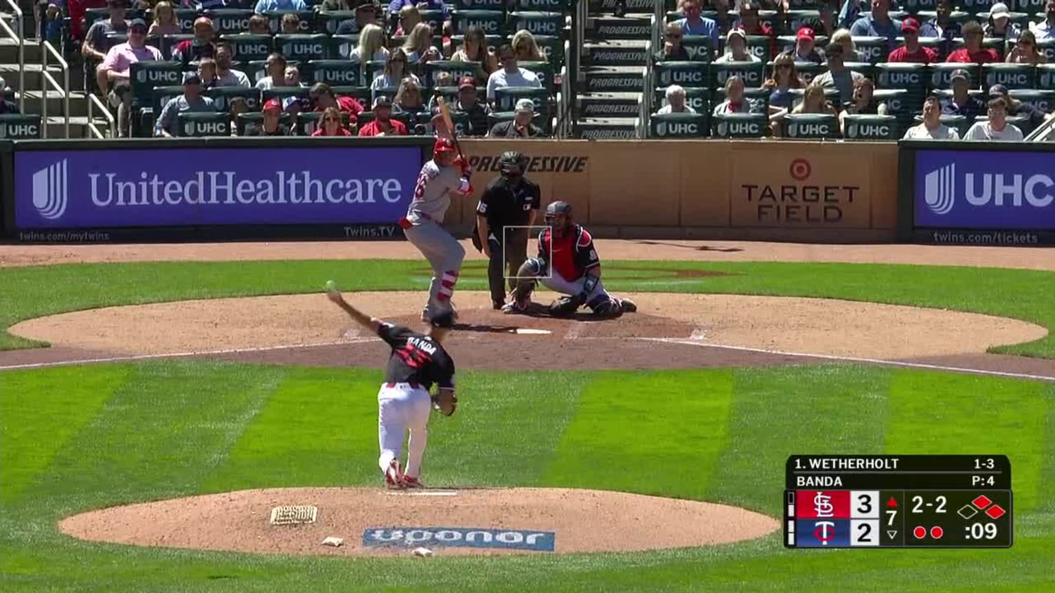Anthony Banda In play, run(s) to JJ Wetherholt | 06/14/2026 | MLB.com