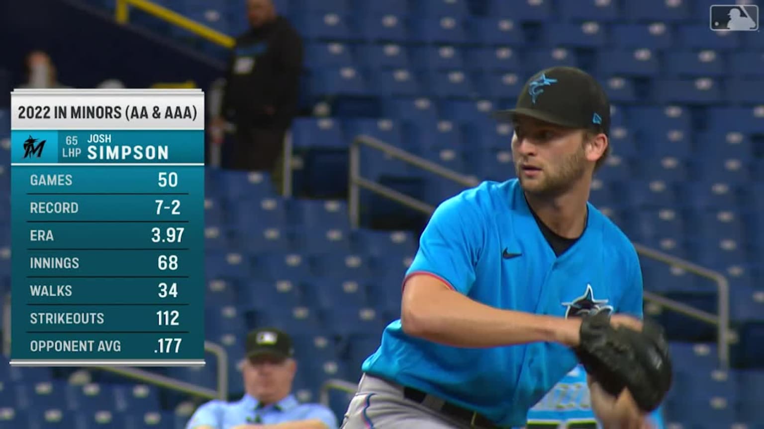 Josh Simpson strikes out four in 1 and 1/3 innings | 03/06/2023 | Miami ...