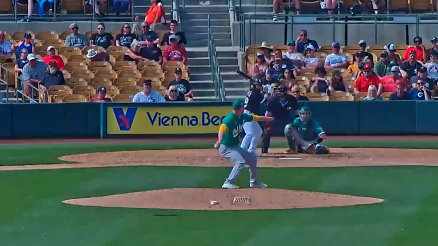 Drew Rucinski strikes out Garcia in the 5th | 03/14/2023 | Athletics