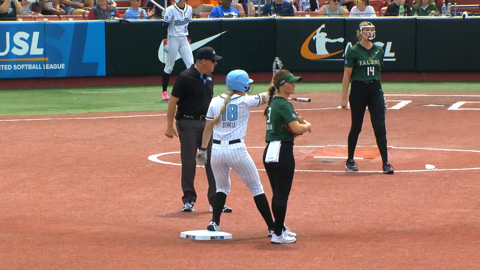 Morgan Zerkle doubles for first hit in AUSL history | 07/06/2025 ...