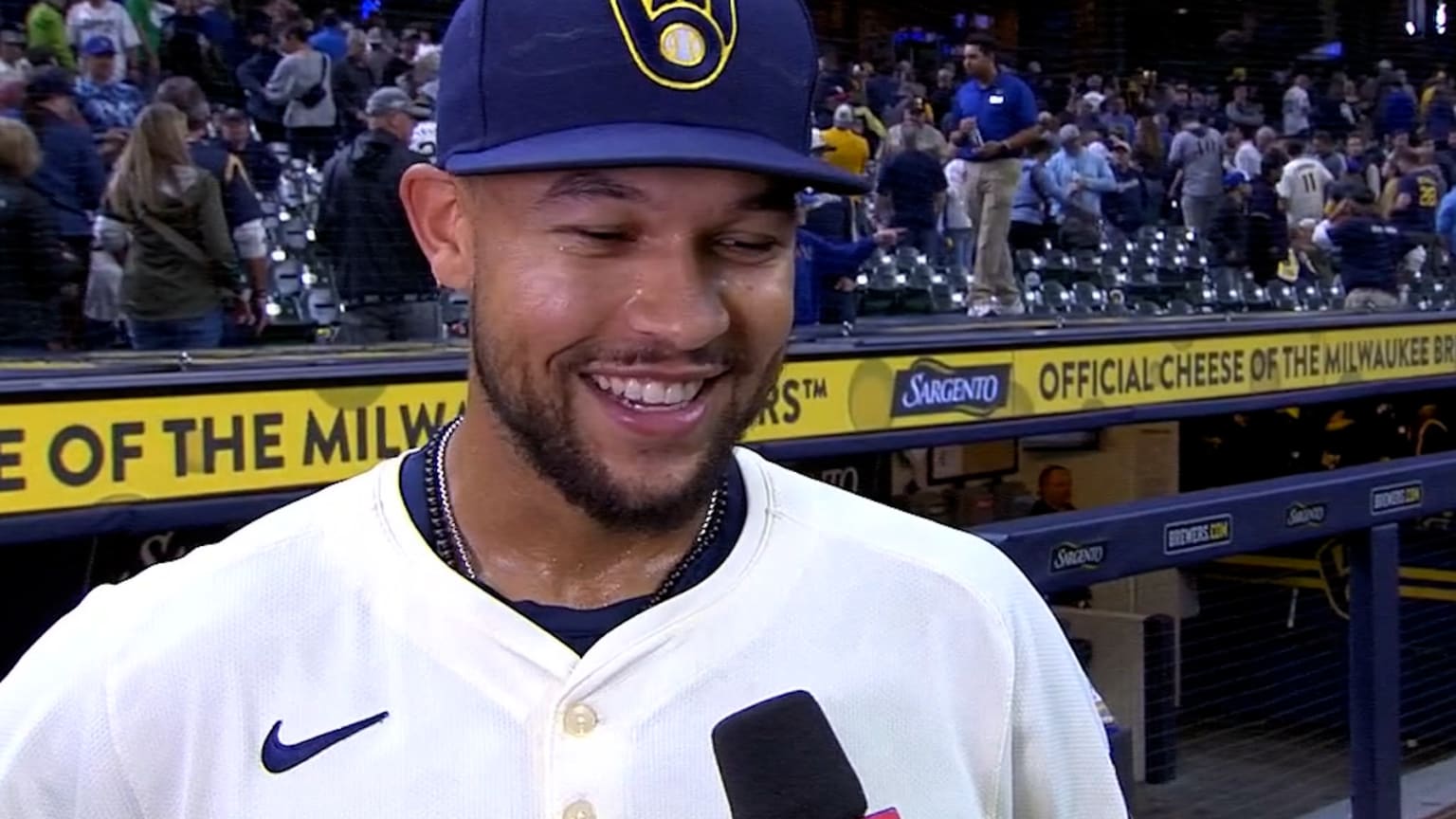 Blake Perkins discusses his go-ahead single in win | 04/17/2024 ...