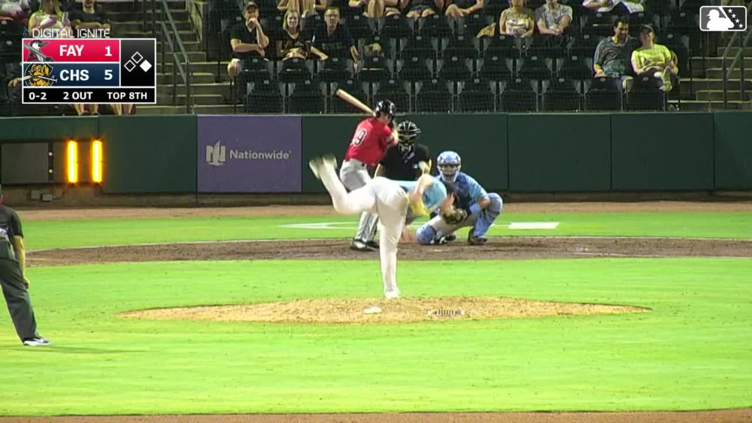 Drew Dowd's eighth strikeout | 08/28/2024 | Tampa Bay Rays