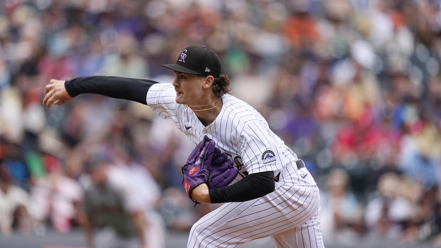 Ryan Feltner strikes out six over seven innings | 07/21/2024 | Colorado ...