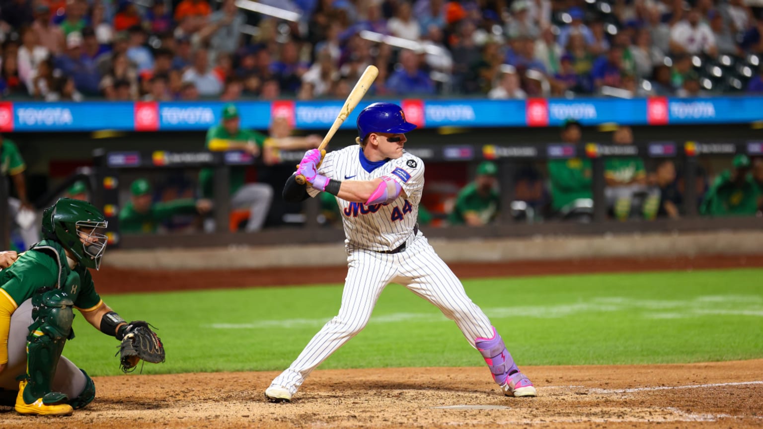 Harrison Bader singles after review | 08/14/2024 | Tampa Bay Rays