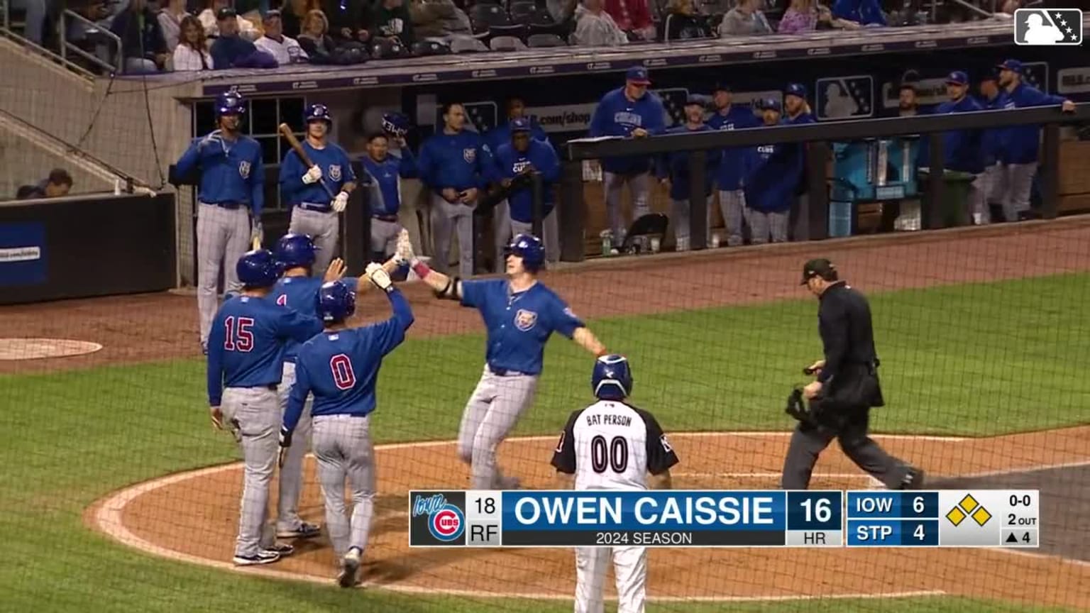 Owen Caissie's grand slam | 09/07/2024 | MLB.com