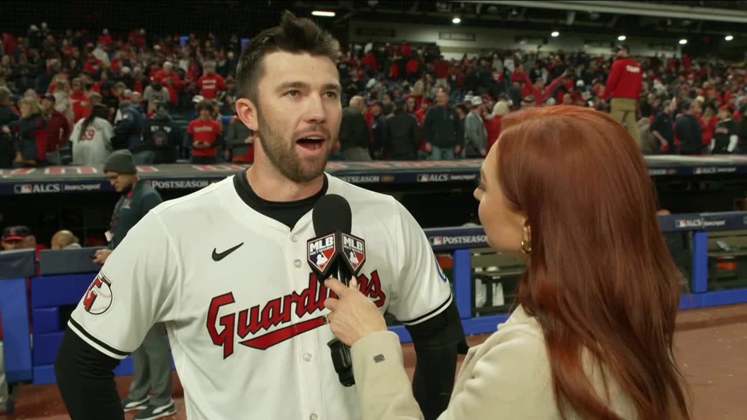David Fry on his walk-off home run in Game 3 | 10/18/2024 | Cleveland Guardians