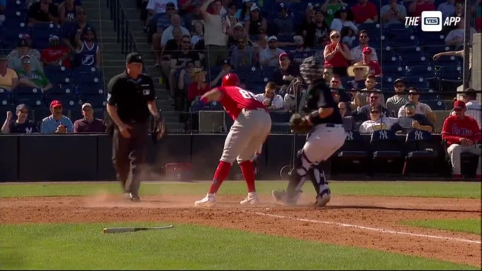 Nick Podkul rolls a ball into left field for an RBI | 03/11/2023 ...