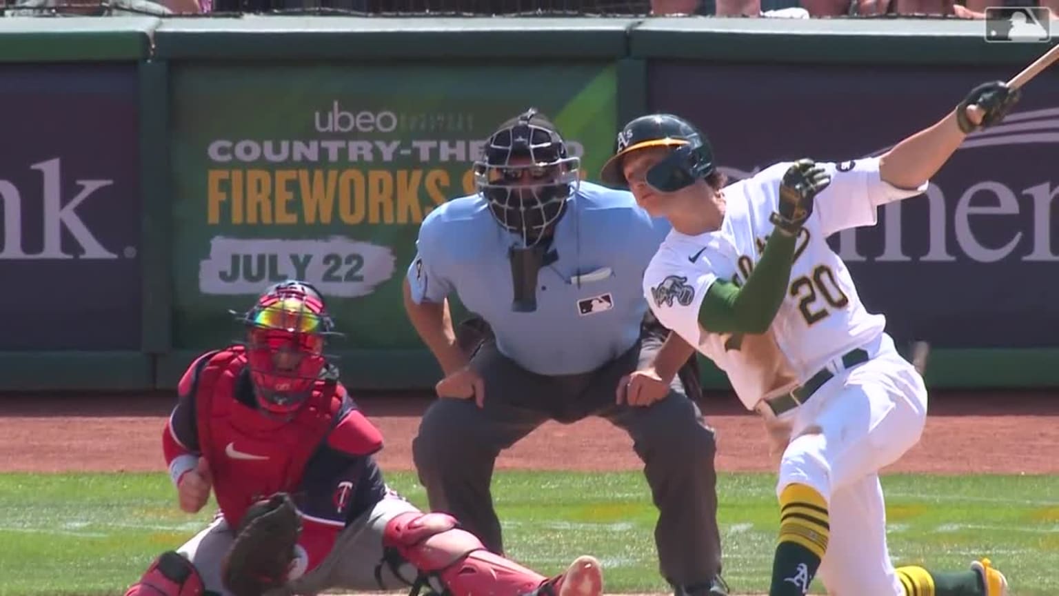 Zack Gelof floats an RBI double to right field | 07/16/2023 | Athletics