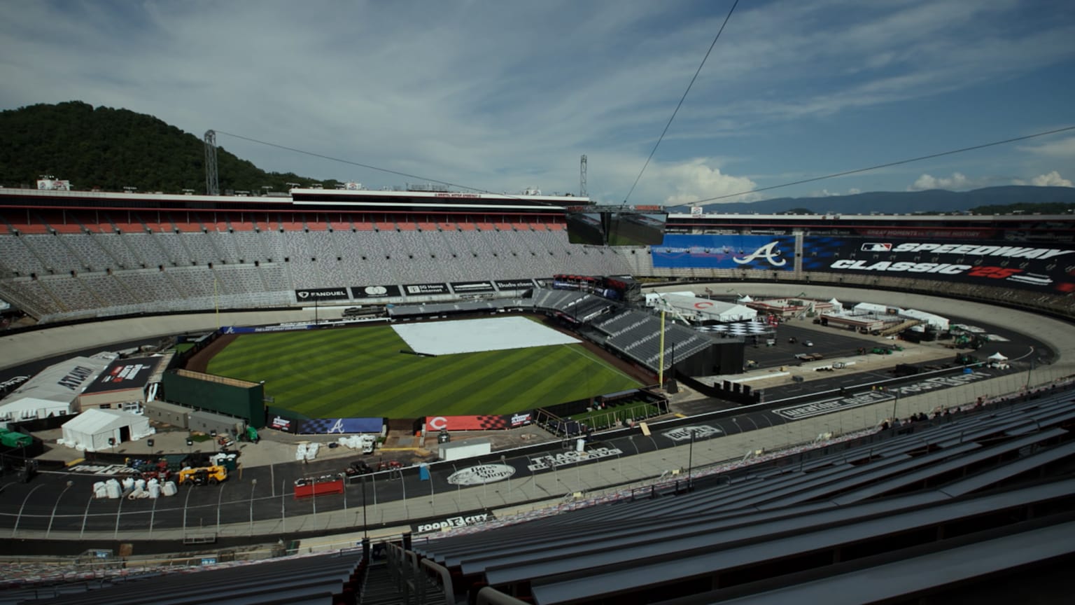 Bristol Motor Speedway Field Construction | 07/29/2025 | MLB.com