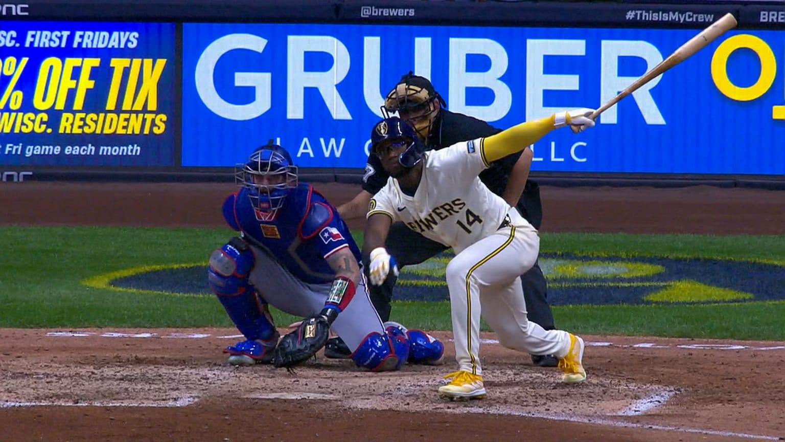 Andruw Monasterio's RBI single | 06/24/2024 | Milwaukee Brewers