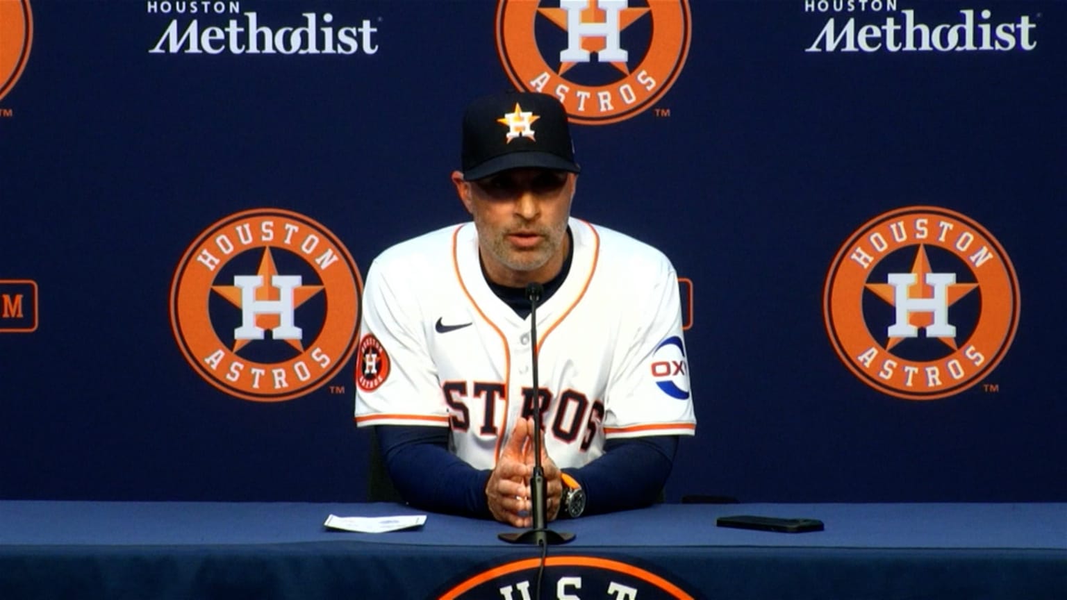 Joe Espada on Astros' pitching, joining playoff race | 07/11/2024 ...