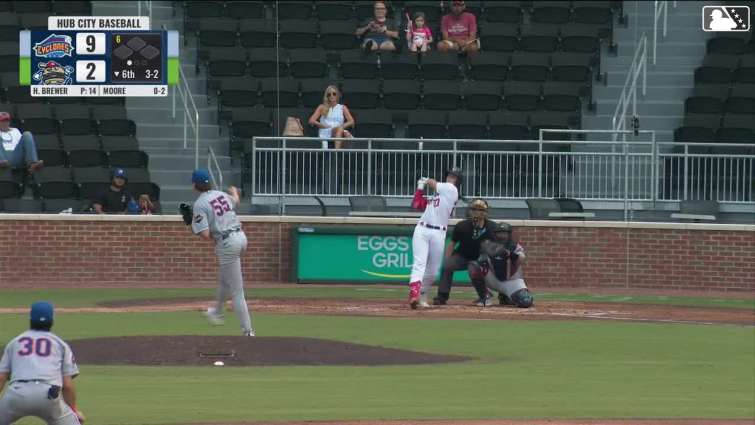 Malcolm Moore slugs third homer of the season | 07/20/2025 | MLB.com