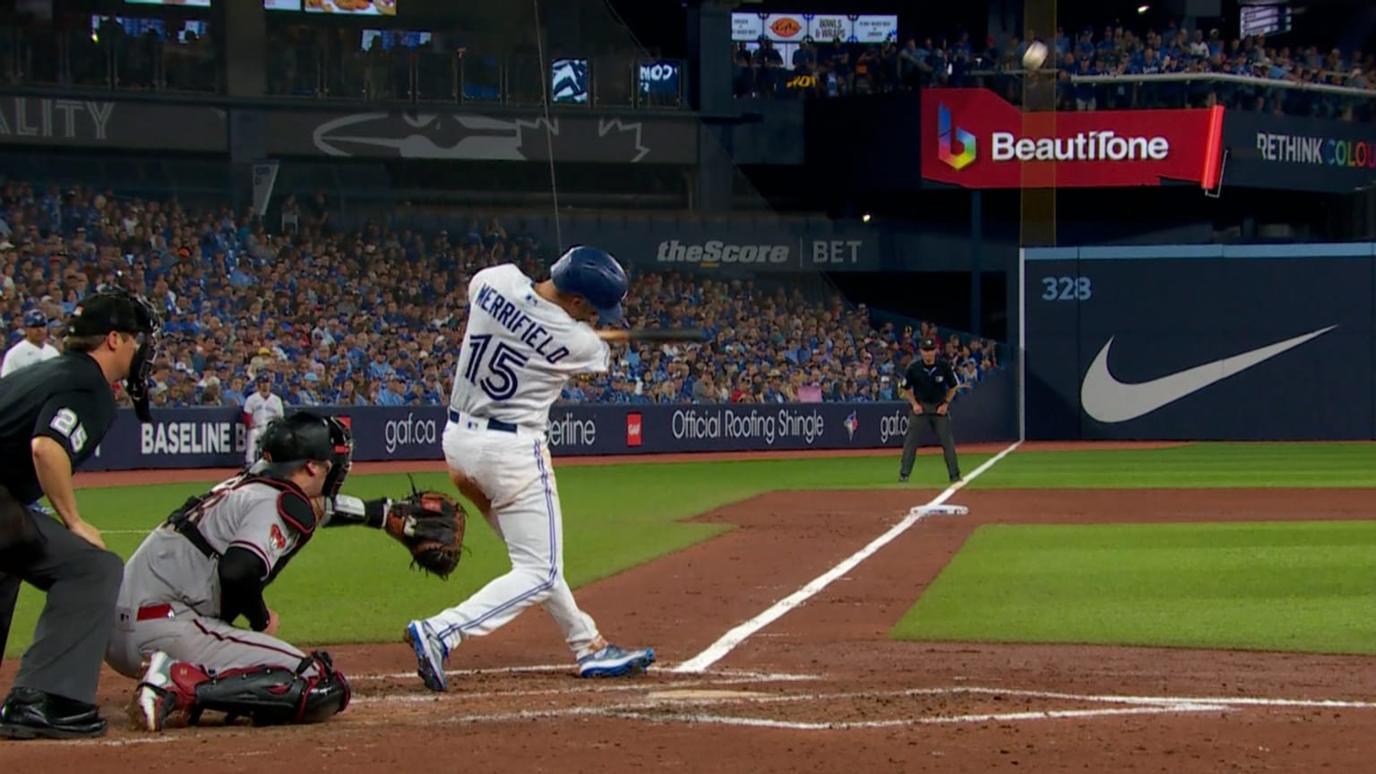 Merrifield launches solo home run to left-center | 07/15/2023 | Toronto ...