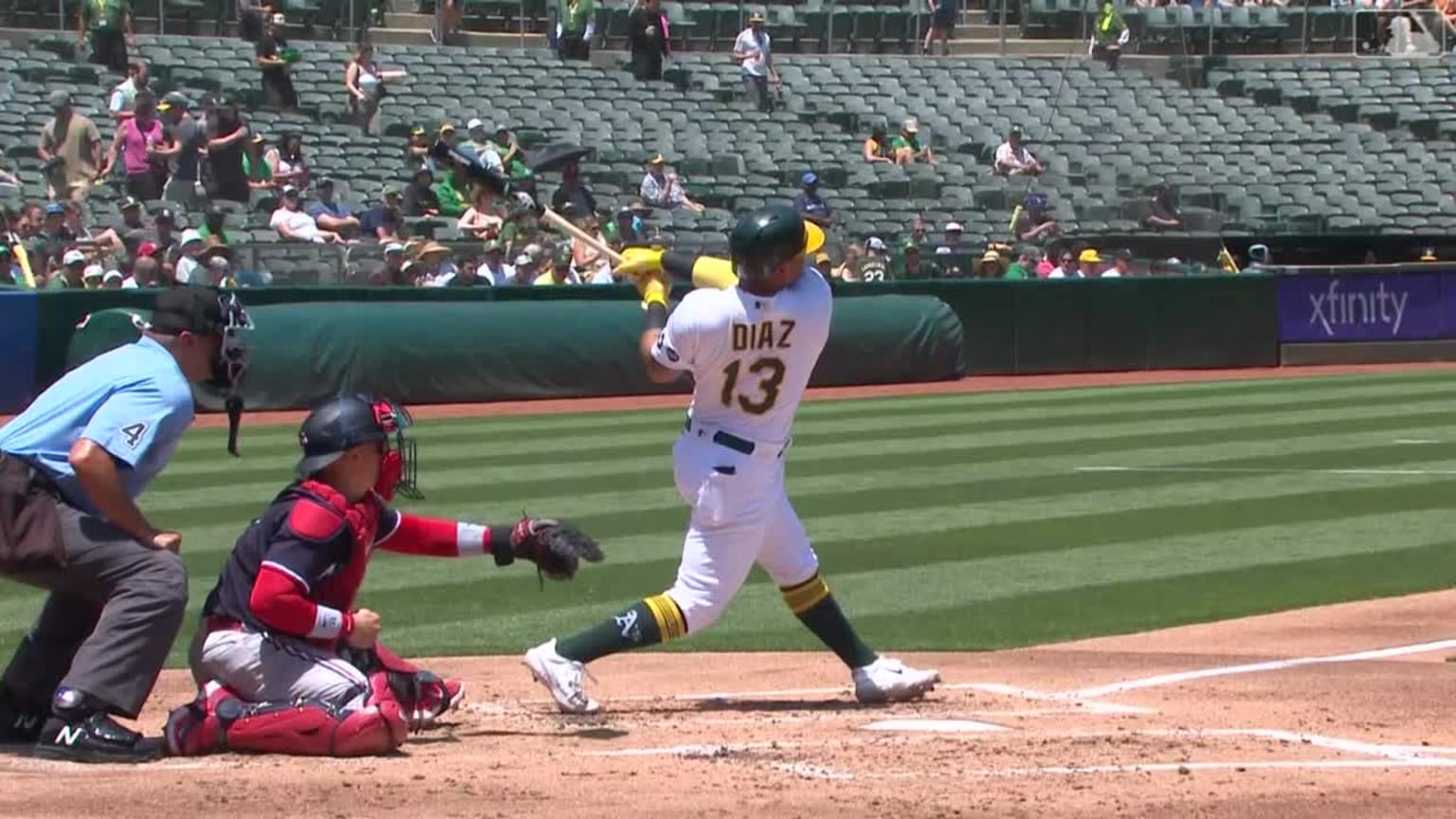 Jordan Diaz belts a solo home run to left field | 07/16/2023 | Athletics