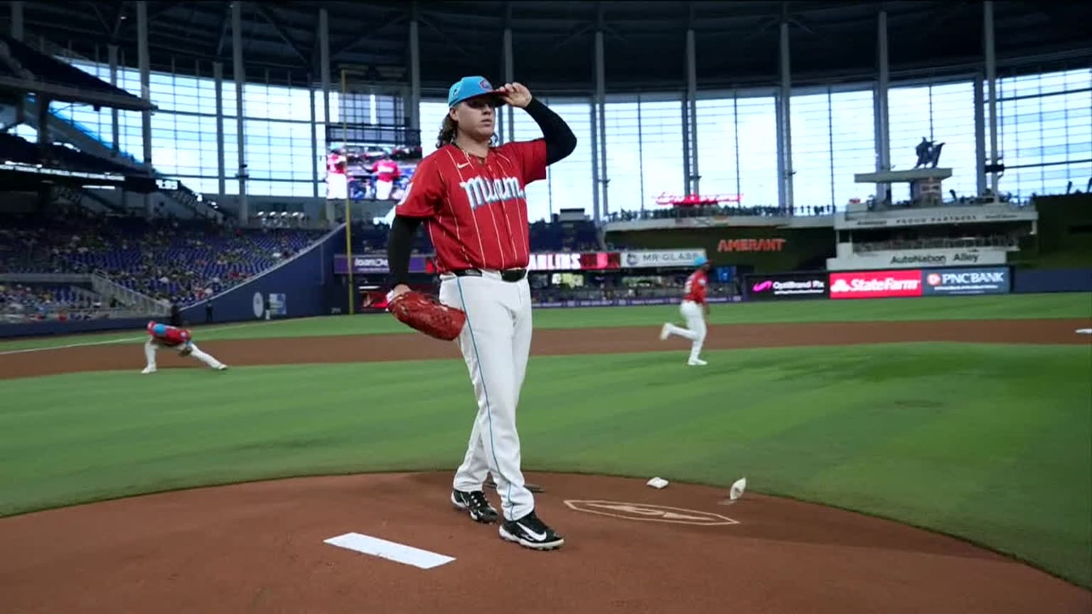 Ryan Weathers poncha 11 bateadores vs Texas | 01/06/2024 | Los Marlins ...
