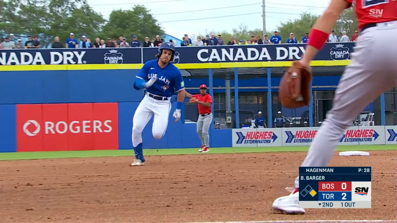 Addison Barger's RBI double | 03/22/2024 | Toronto Blue Jays