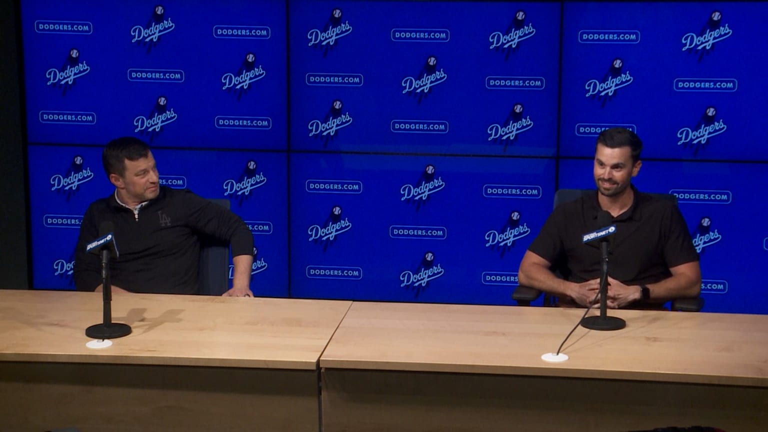 Andrew Friedman and Brandon Gomes on Dodgers' NLDS | 10/05/2023 | Los ...