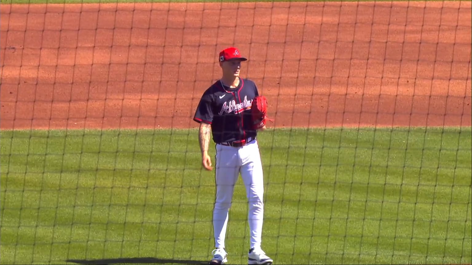 AJ Smith-Shawver strikes out two in the 2nd | 26/02/2025 | Los Bravos ...
