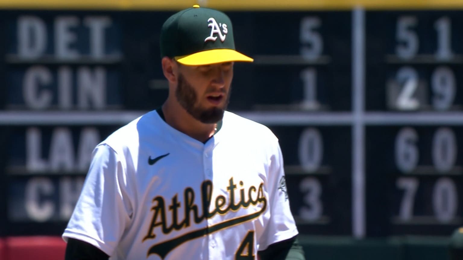 Mitch Spence whiffs five batters in 6-plus innings | 07/07/2024 | Athletics