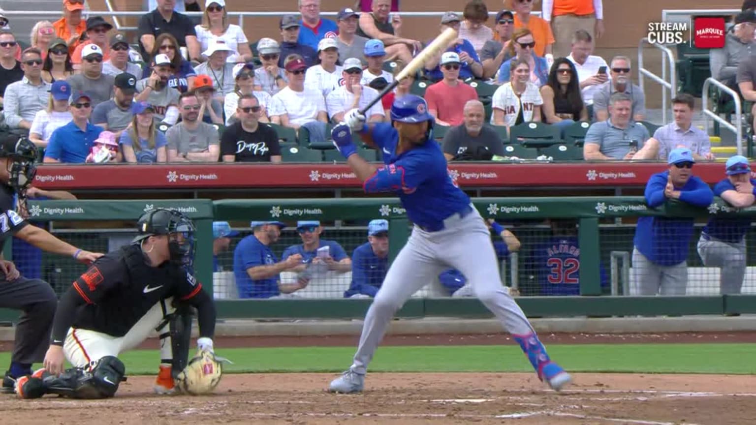 Brennen Davis laces a two-run single to left field | 02/24/2024 ...
