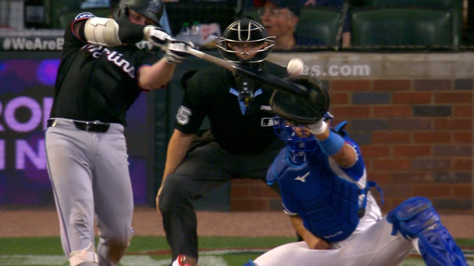 Liam Hicks' first Major League RBI | 04/05/2025 | Miami Marlins