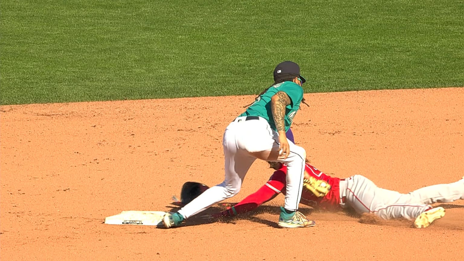 Call is confirmed, Brett Phillips is out at second | 09/13/2023 ...