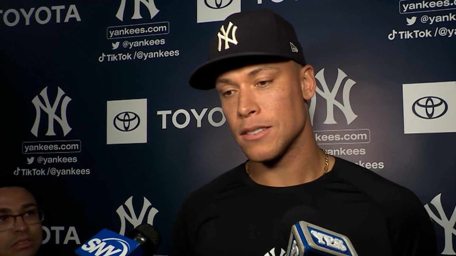Aaron Judge provides update after early exit in win | 06/18/2024 | New York Yankees